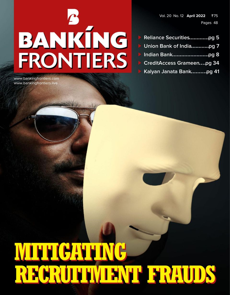 Banking Frontiers-April 2022 Magazine - Get your Digital Subscription