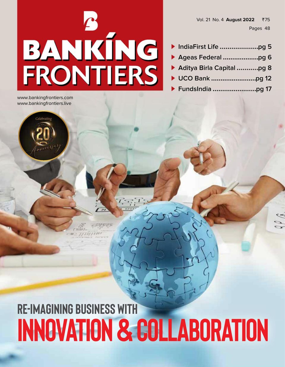 Banking Frontiers-August 2022 Magazine - Get your Digital Subscription