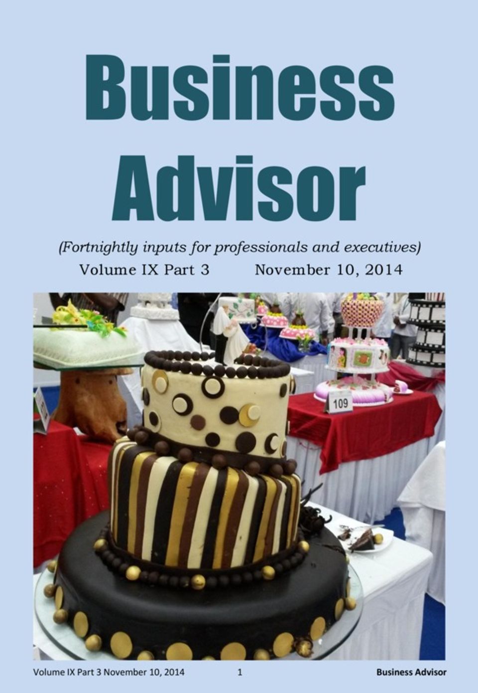 Business Advisor-November 10, 2014 Magazine - Get your Digital Subscription