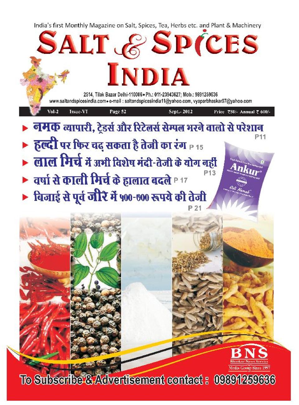 Get digital access to Salt & Spices India - September - 2012 issue ...