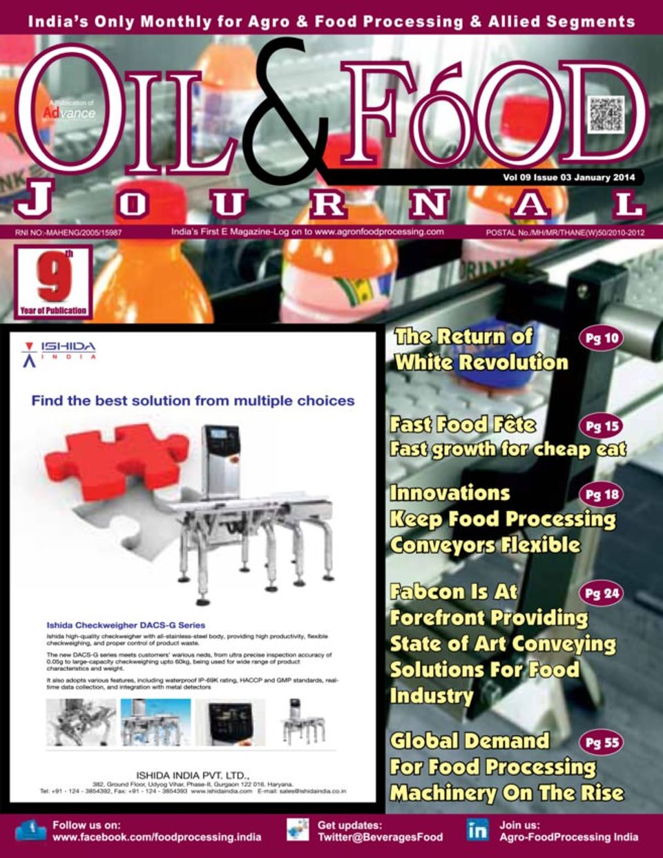 Get digital access to Oil & Food Journal Magazine | Magzter.com