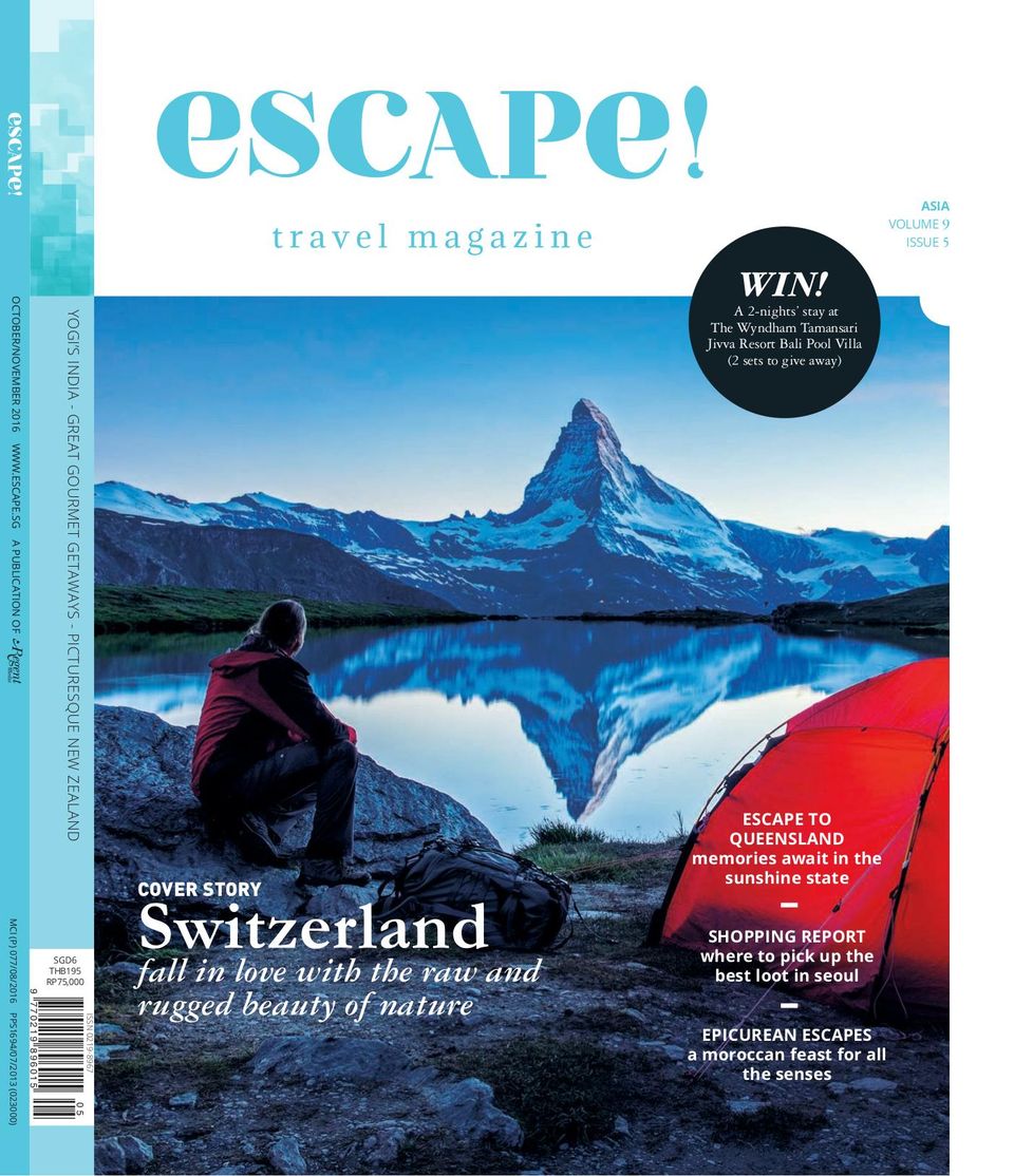 Get digital access to escape! Asia - October - November 2016 issue ...