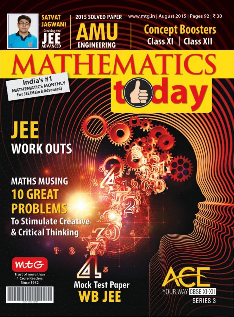 Get digital access to Mathematics Today - August 2015 issue | Magzter.com