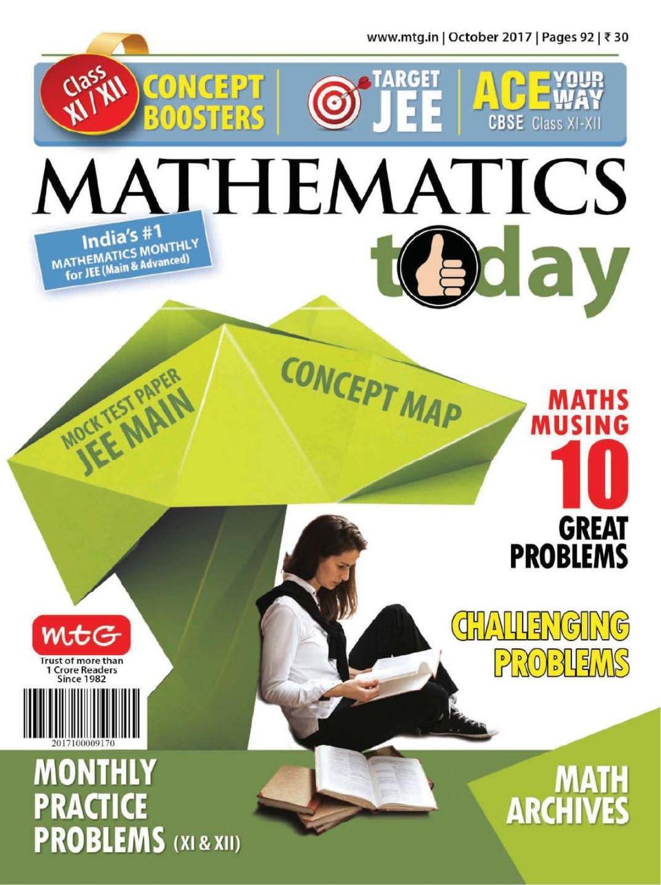 Get digital access to Mathematics Today - October 2017 issue | Magzter.com