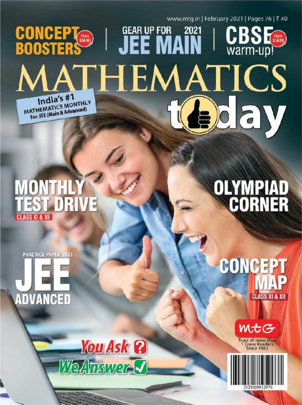 Get digital access to Mathematics Today - February 2021 issue | Magzter.com