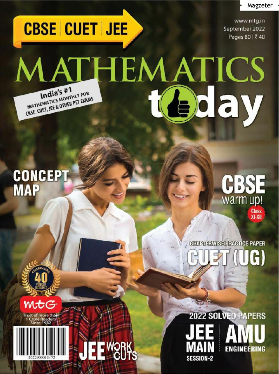 Get digital access to Mathematics Today - September 2022 issue | Magzter.com