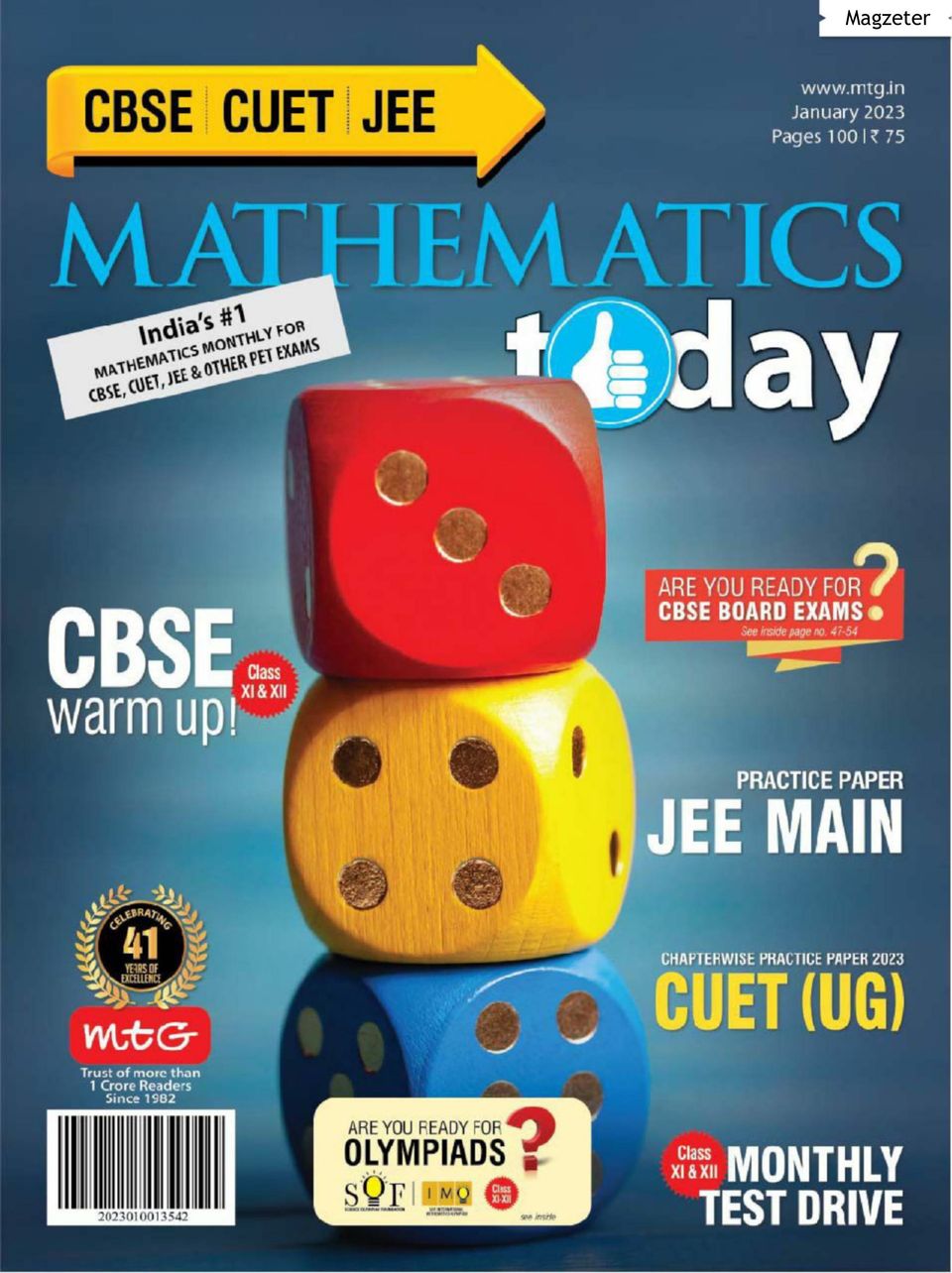 Get digital access to Mathematics Today - January 2023 issue | Magzter.com