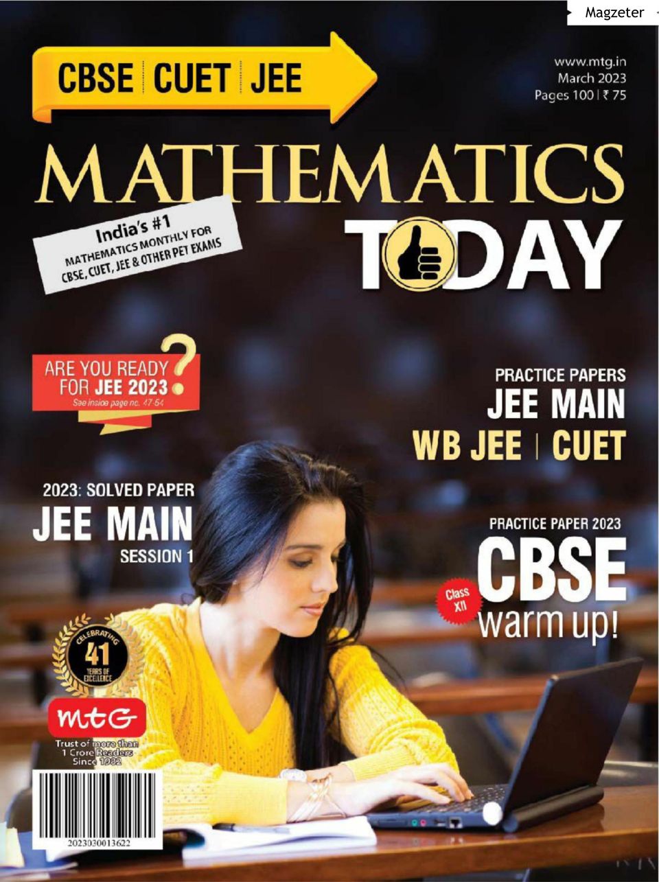 Get digital access to Mathematics Today - March 2023 issue | Magzter.com