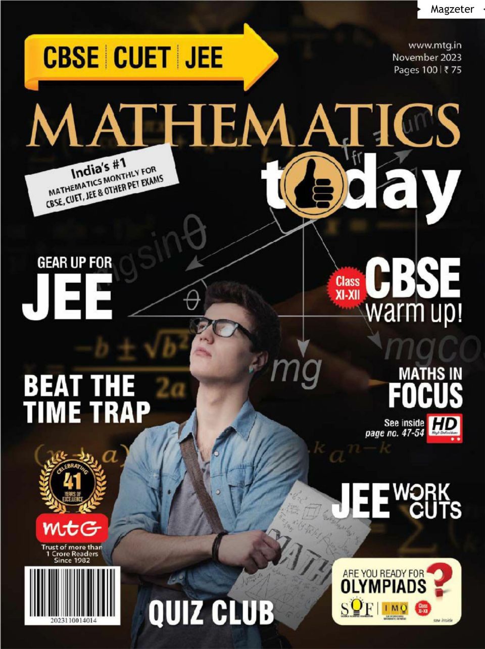 Get digital access to Mathematics Today - November 2023 issue | Magzter.com