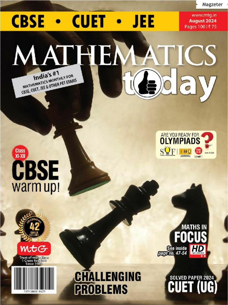 Mathematics Today Magazine - Get your Digital Subscription