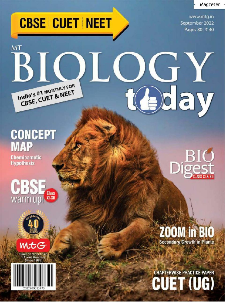 Get digital access to Biology Today - September 2022 issue | Magzter.com