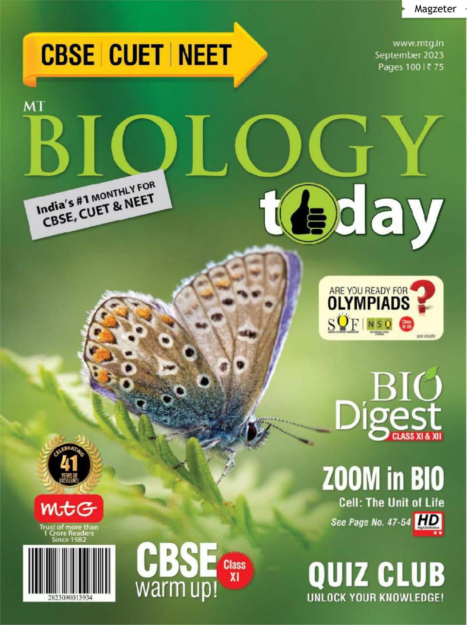 Biology Today Magazine - Get your Digital Subscription