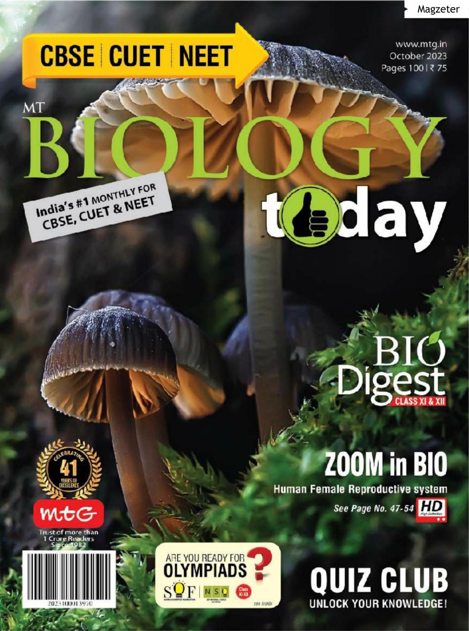 Biology Today Magazine - Get your Digital Subscription
