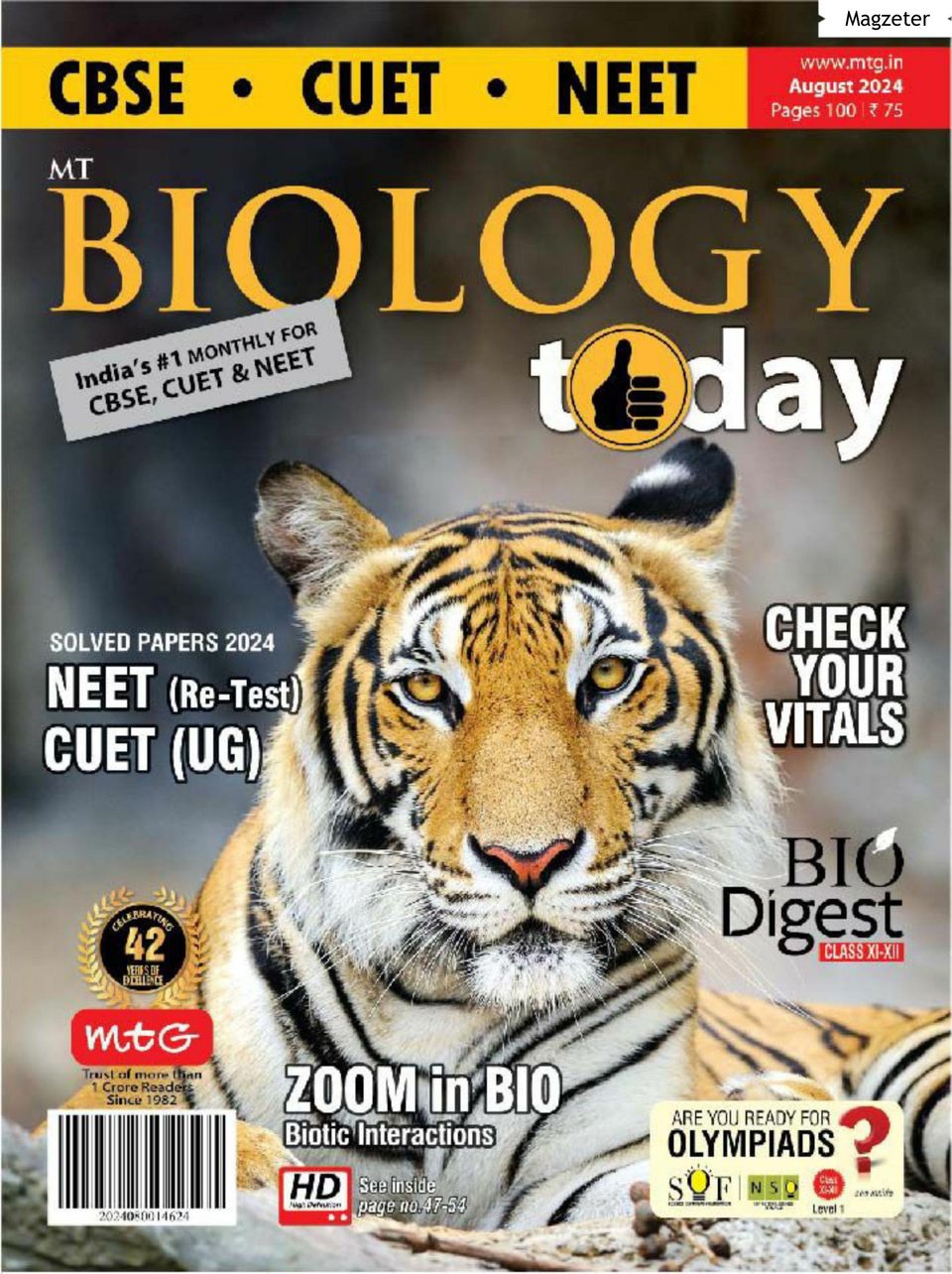 Biology Today Magazine - Get your Digital Subscription
