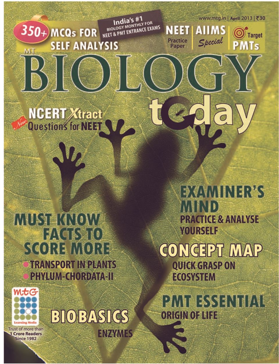 Get digital access to Biology Today - April 2013 issue | Magzter.com