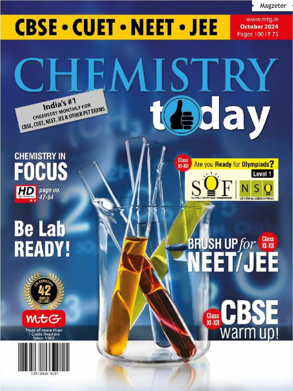 Get digital access to Chemistry Today Magazine | Magzter.com