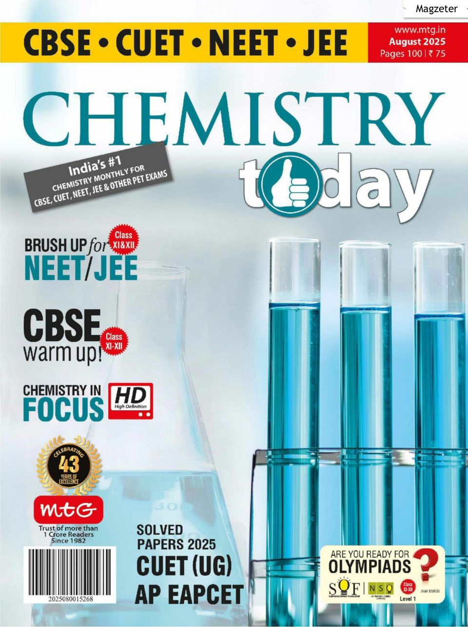Get digital access to Chemistry Today Magazine | Magzter.com