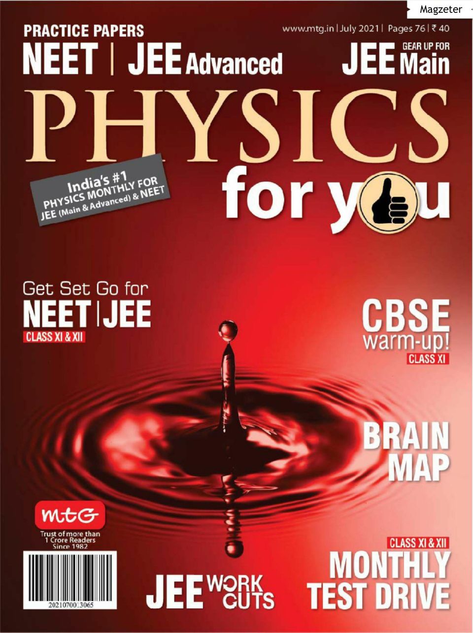 Physics For You Magazine - Get your Digital Subscription