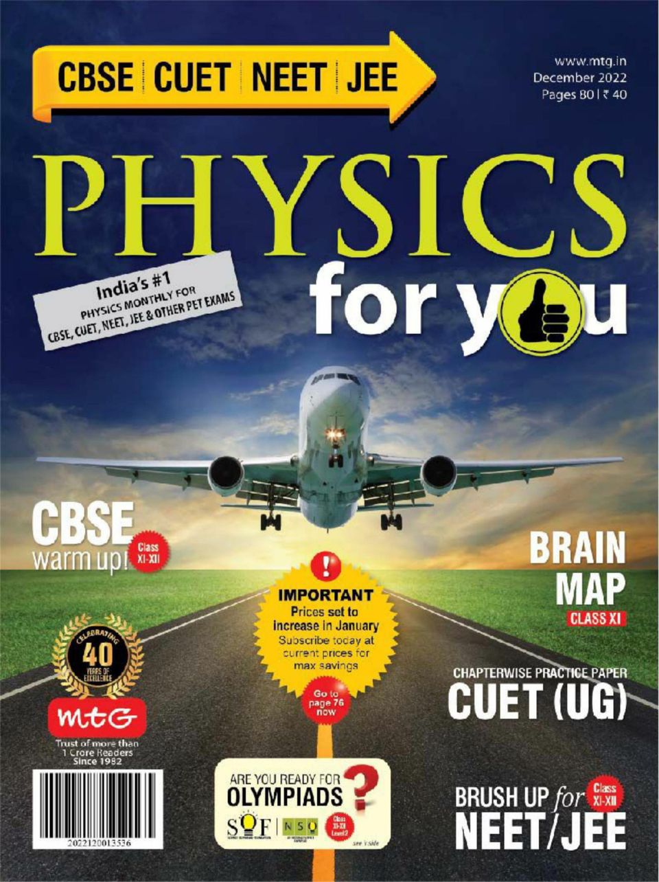 Get digital access to Physics For You - December 2022 issue | Magzter.com