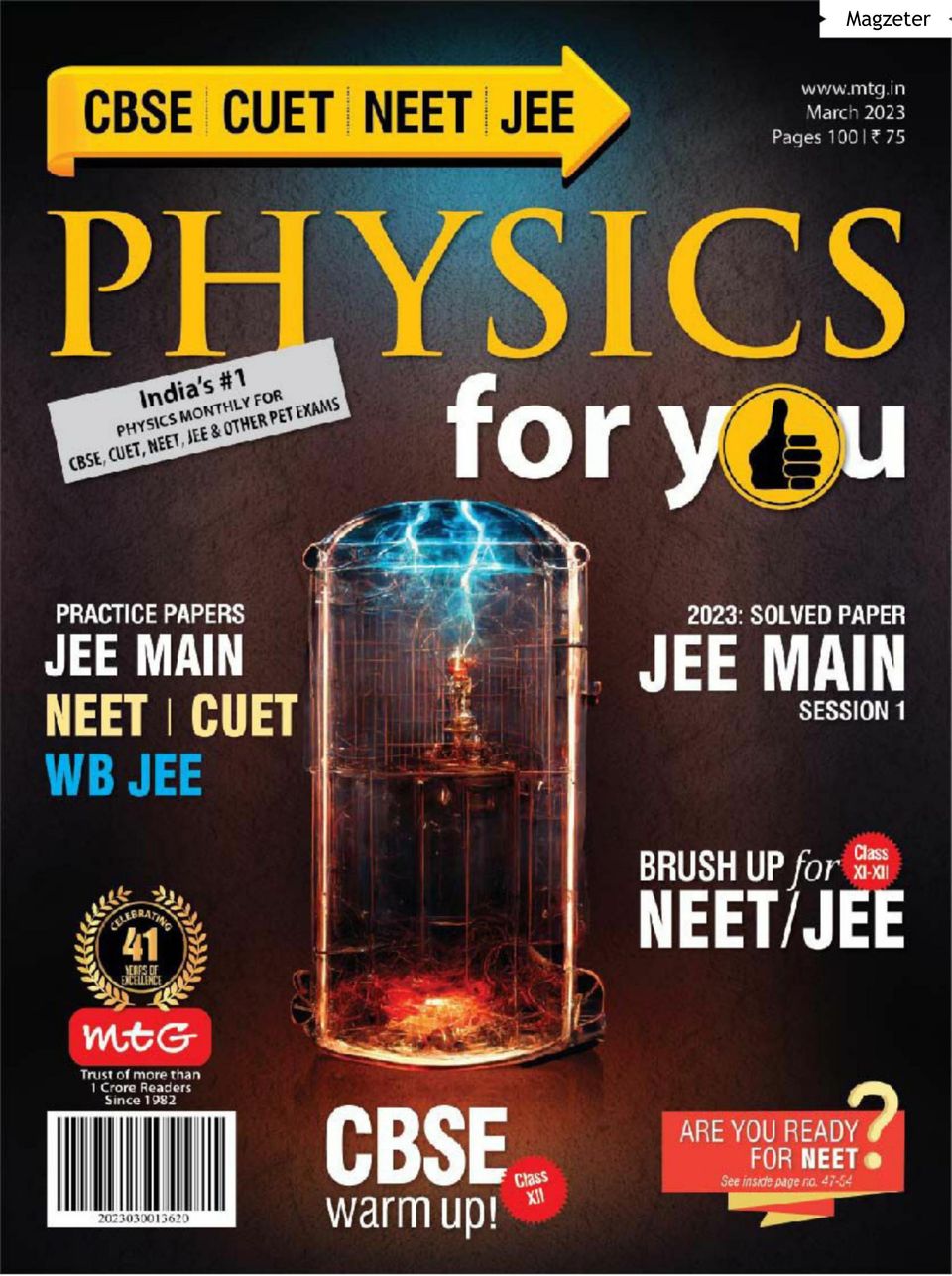Physics For You Magazine - Get your Digital Subscription