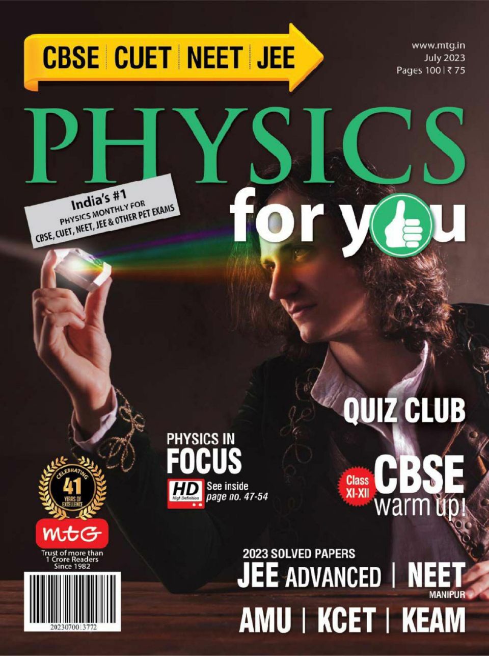 Physics For You Magazine - Get your Digital Subscription