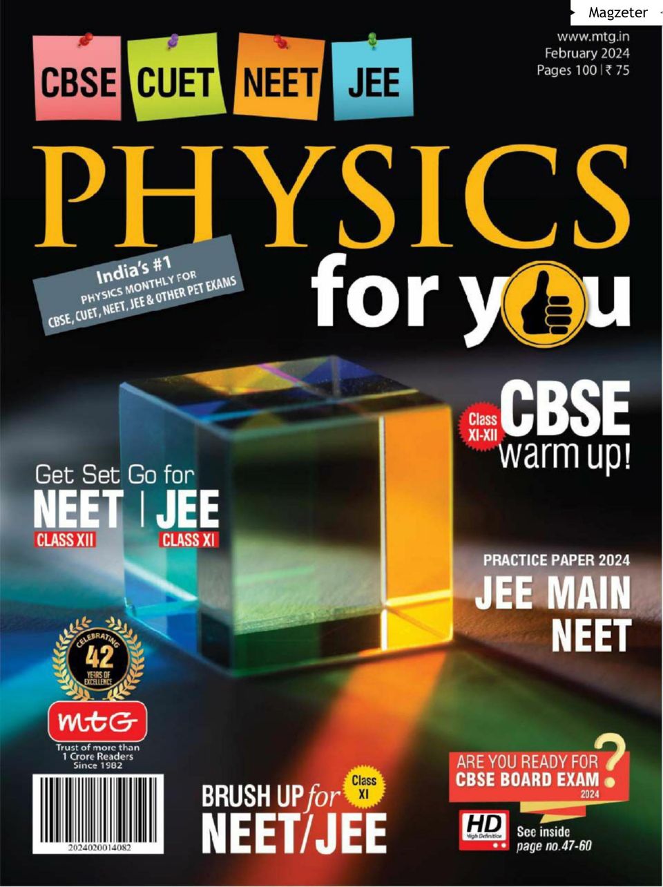 Physics For You Magazine - Get your Digital Subscription