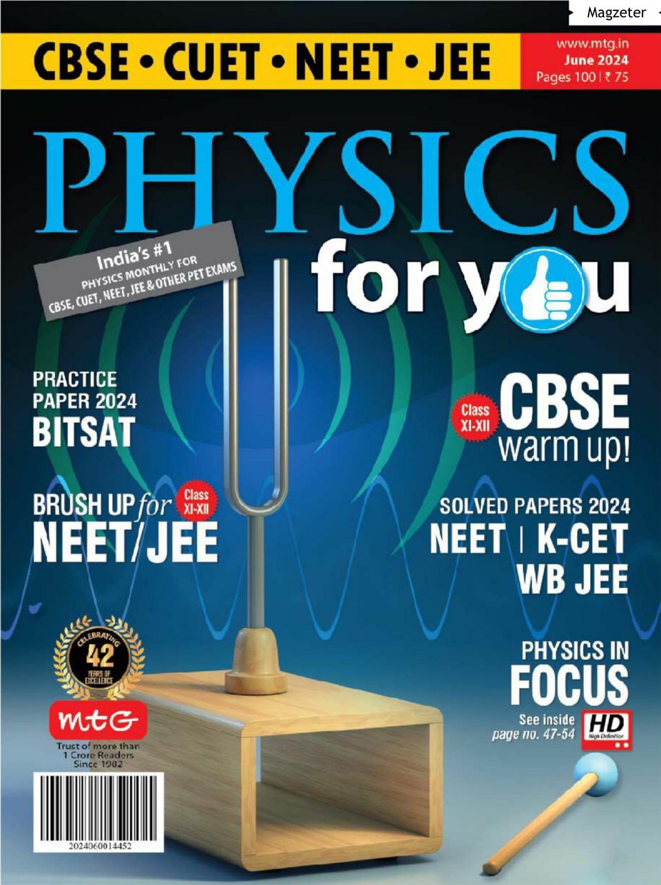 Physics For You Magazine - Get your Digital Subscription