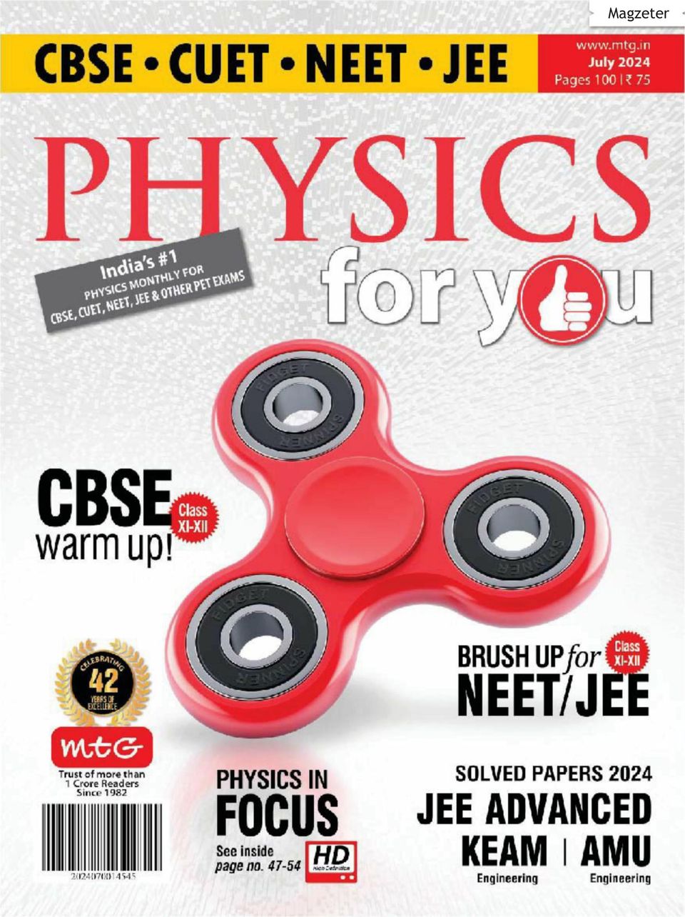 Physics For You Magazine - Get your Digital Subscription