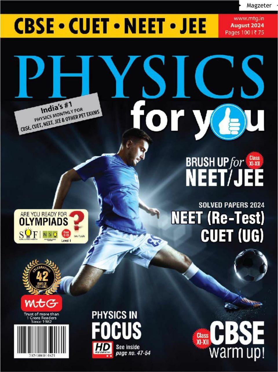 Physics For You Magazine - Get your Digital Subscription