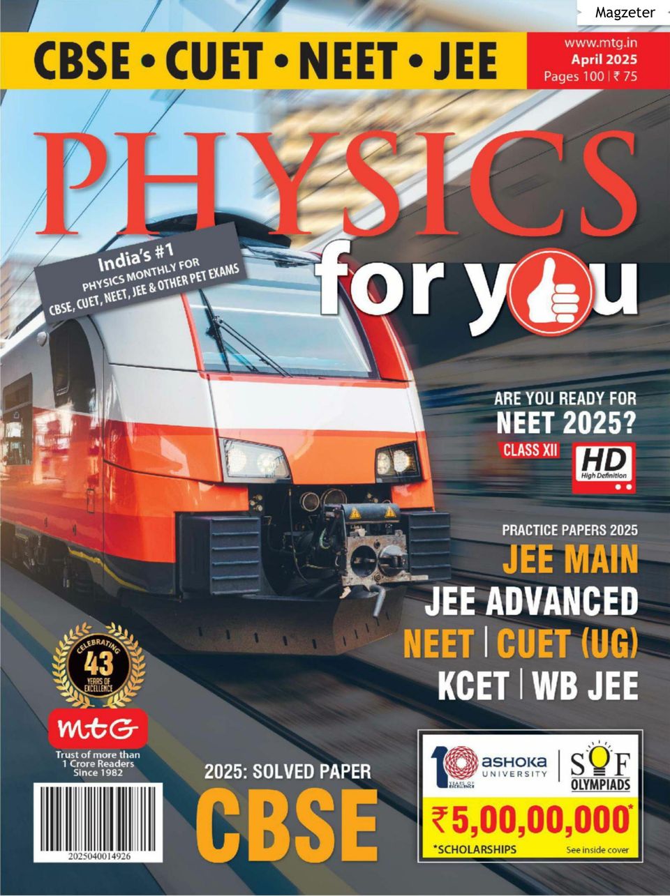 Get digital access to Physics For You Magazine | Magzter.com