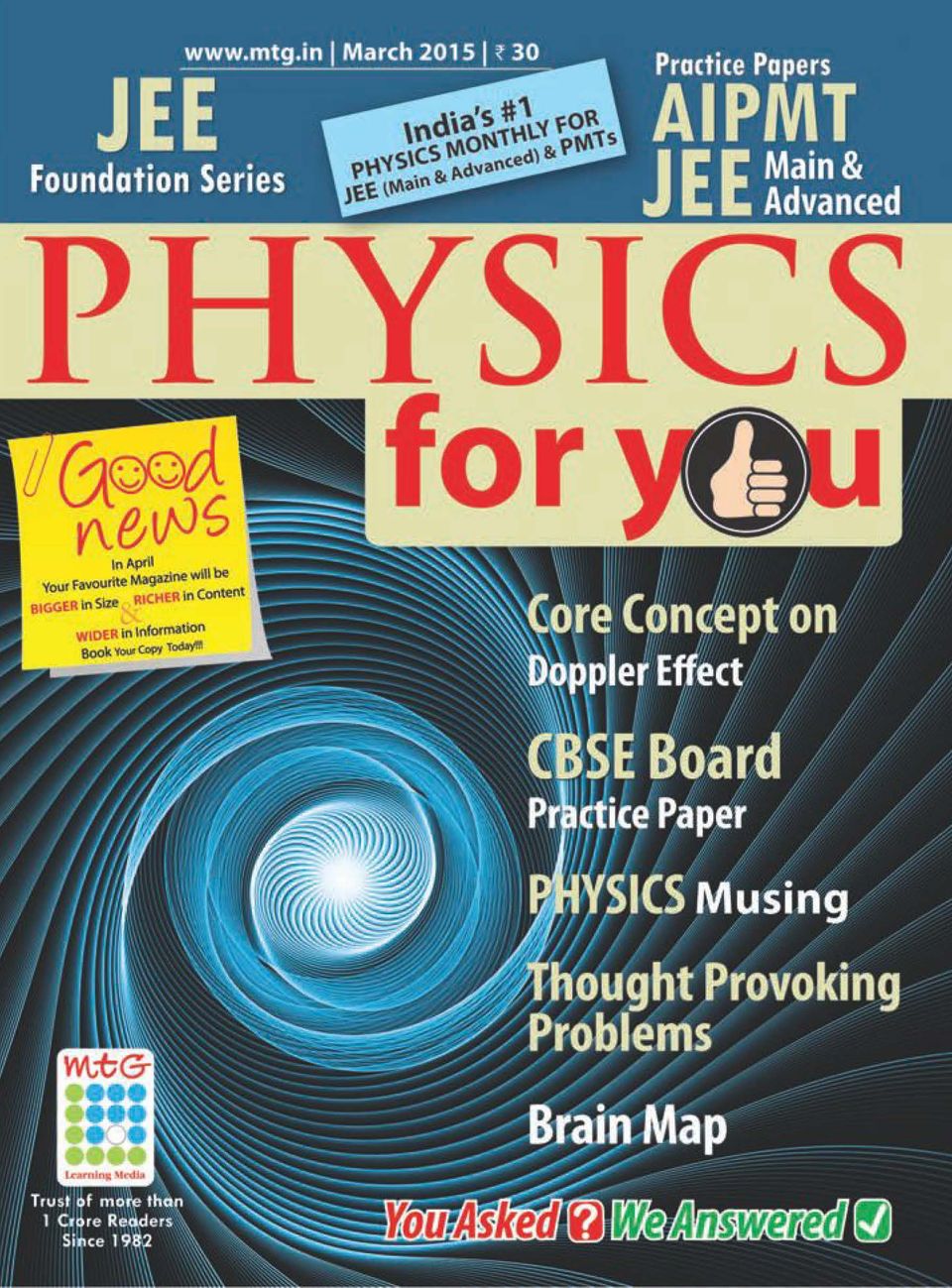 Get digital access to Physics For You - March 2015 issue | Magzter.com