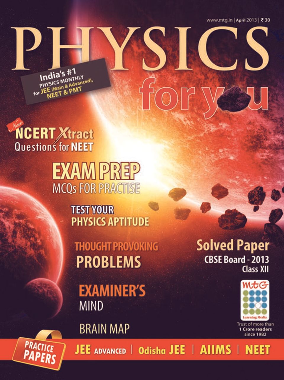 Get digital access to Physics For You - April 2013 issue | Magzter.com