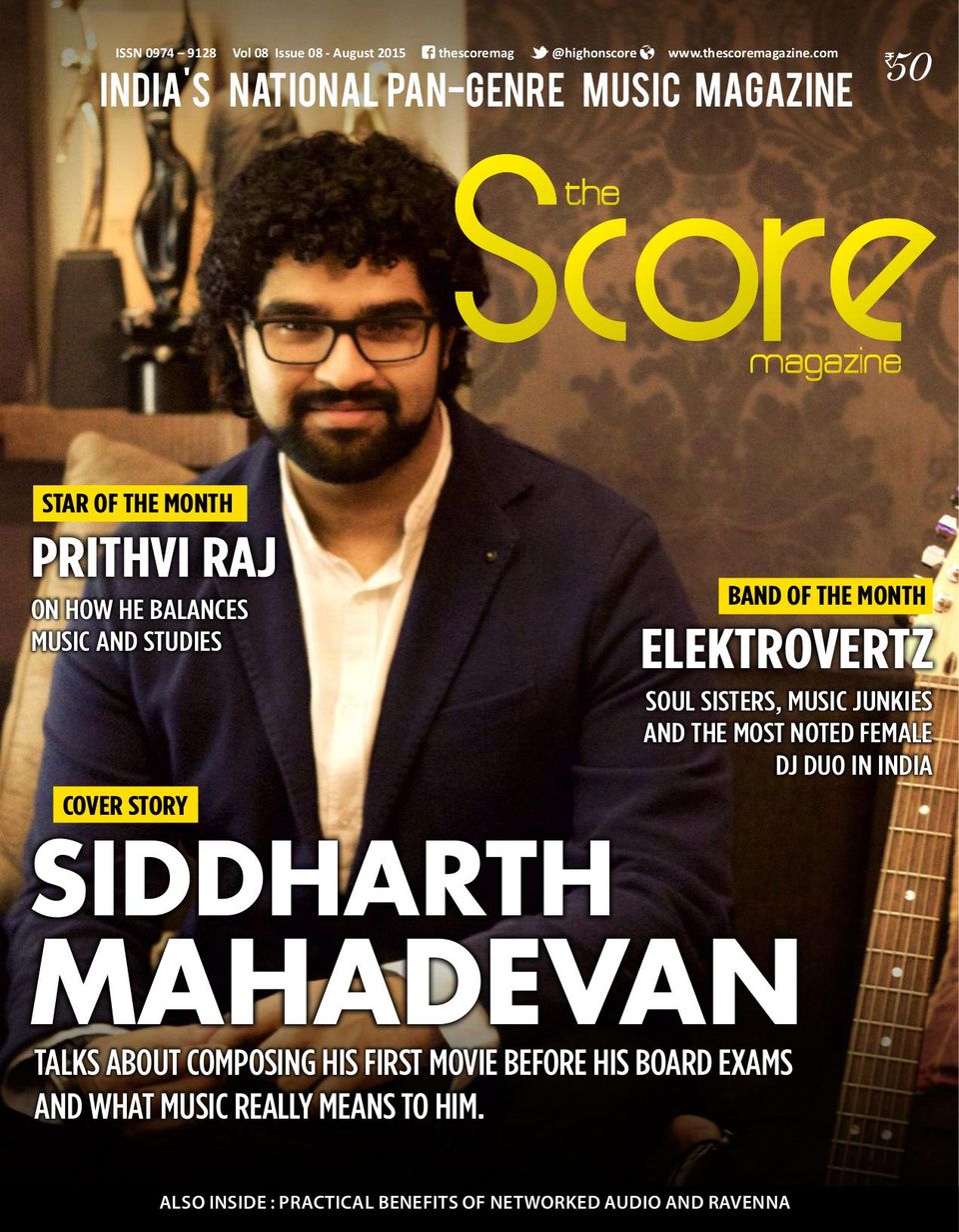 The Score Magazine-August 2015 Magazine - Get your Digital Subscription