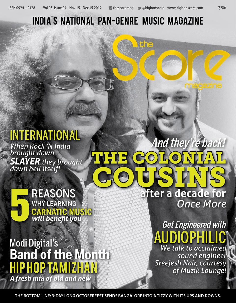 Get digital access to The Score Magazine - November - 2012 issue ...