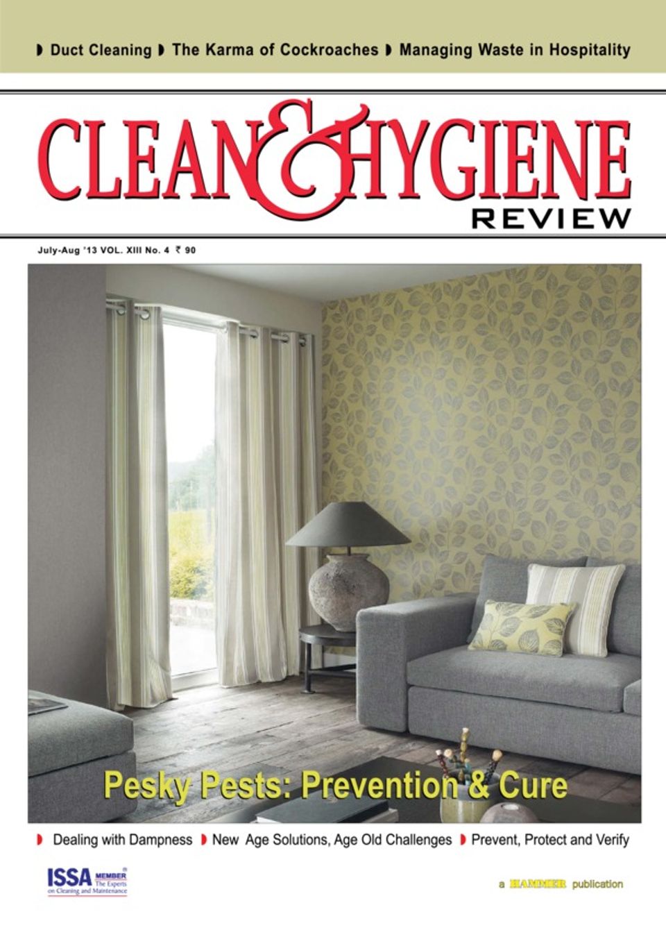 Clean & Hygiene Review-July - August 2013 Magazine