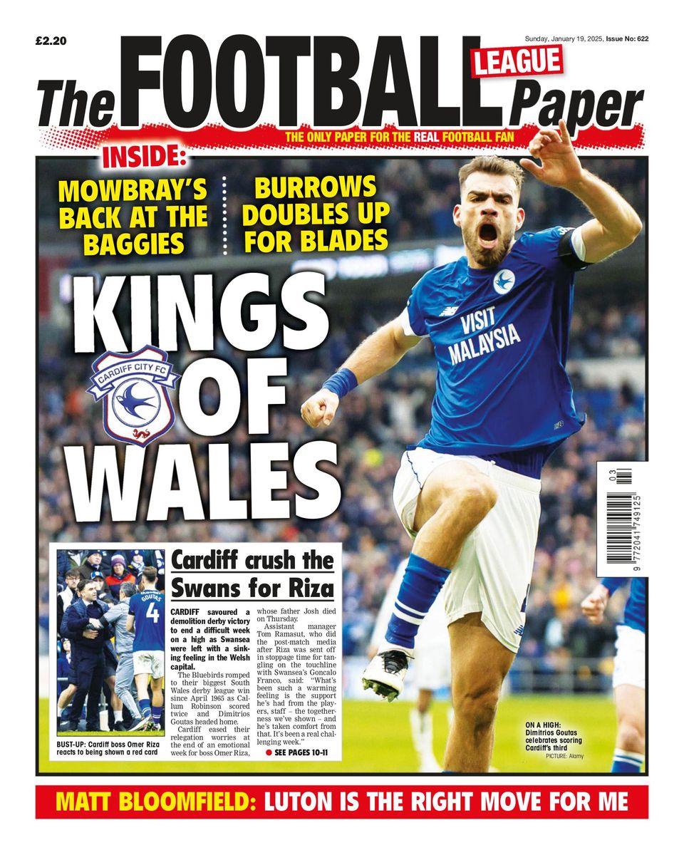 Get digital access to The Football League Paper - January 19, 2025 ...