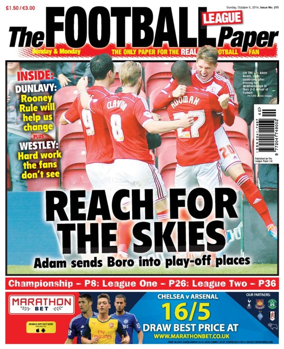 Get digital access to The Football League Paper - October 06,2014 issue ...