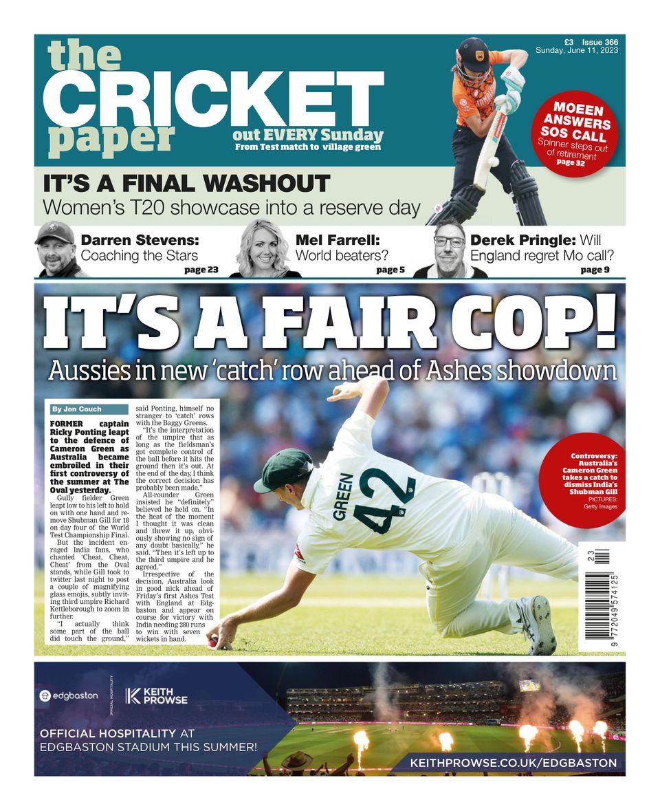 Get digital access to The Cricket Paper - June 11, 2023 issue | Magzter.com