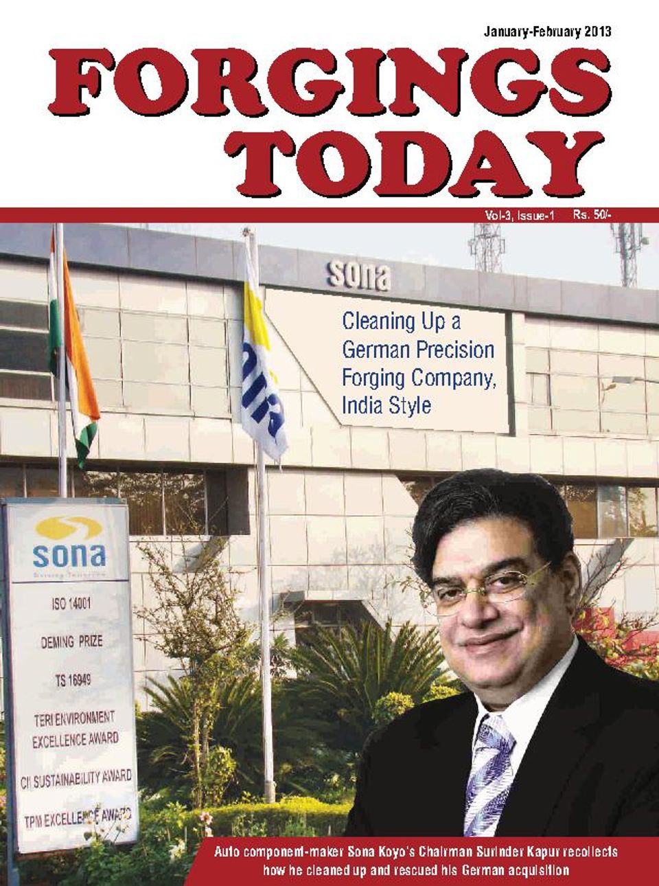 Get digital access to Forgings Today - January - February 2013 issue | Magzter.com