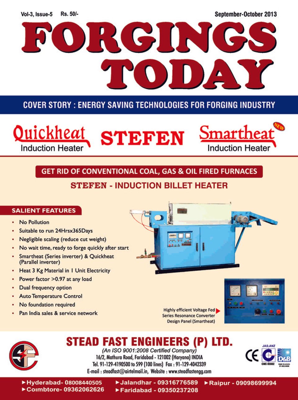 Forgings Today-September - October 2013 Magazine