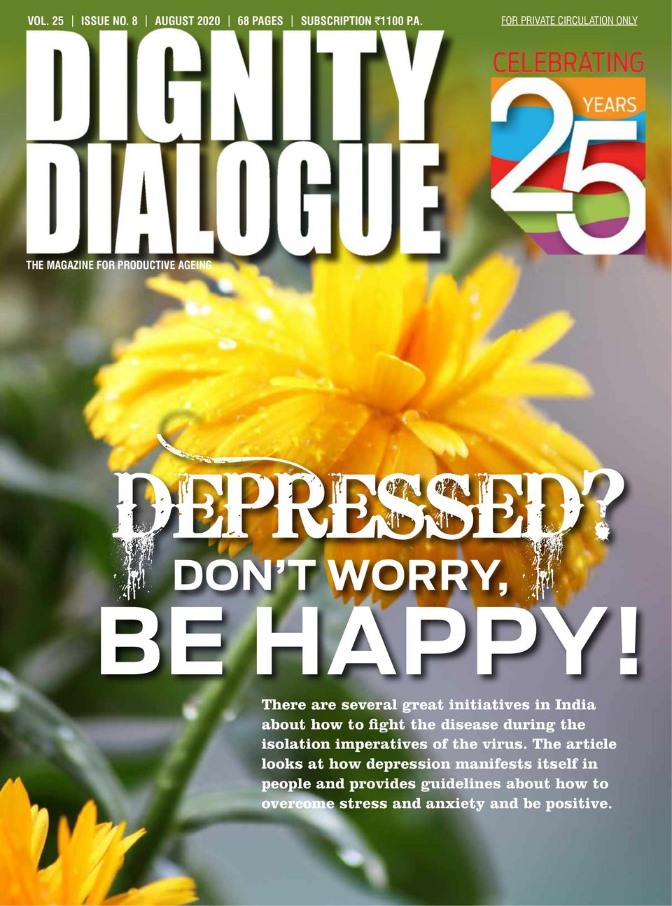 Get digital access to Dignity Dialogue - August 2020 issue | Magzter.com