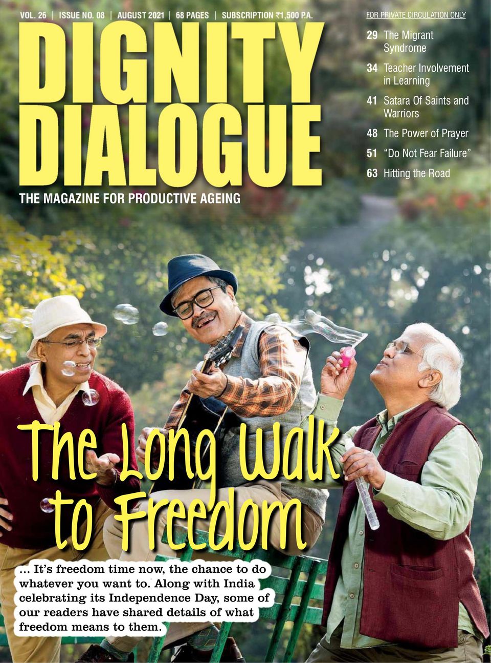 Dignity Dialogue-August 2021 Magazine - Get your Digital Subscription