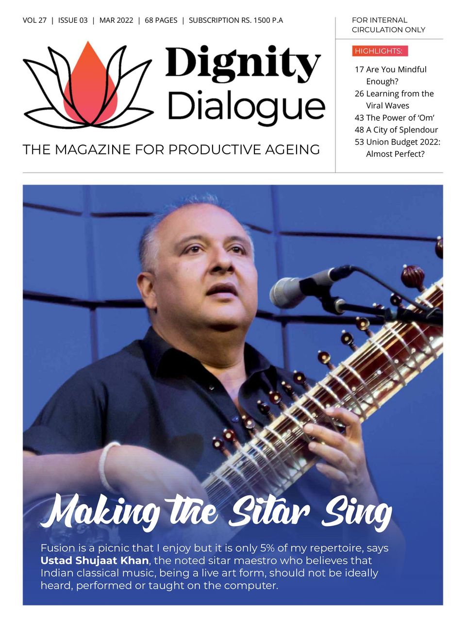 Dignity Dialogue-March 2022 Magazine - Get your Digital Subscription