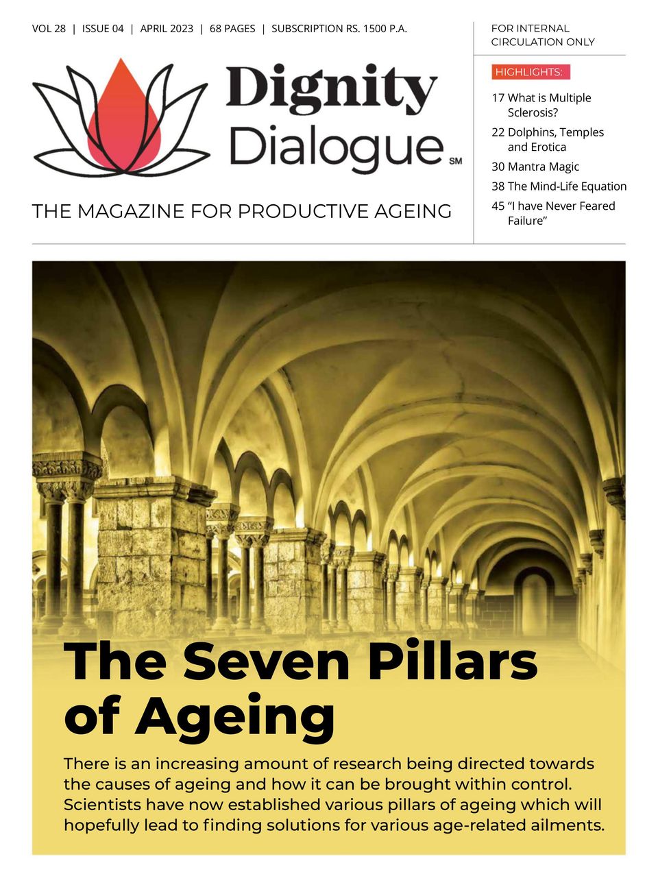 Get digital access to Dignity Dialogue - April 2023 issue | Magzter.com