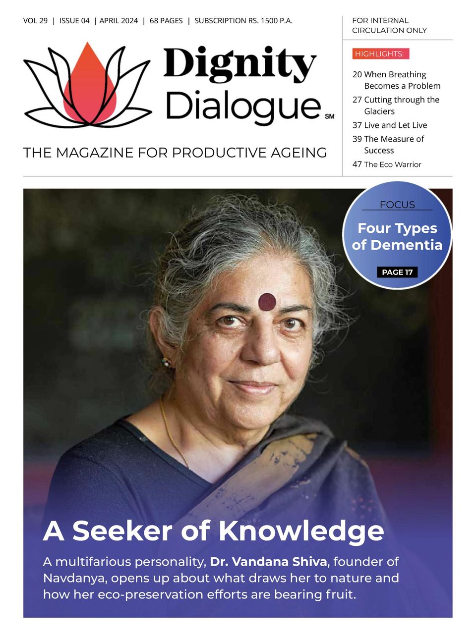 Get digital access to Dignity Dialogue - April 2024 issue | Magzter.com