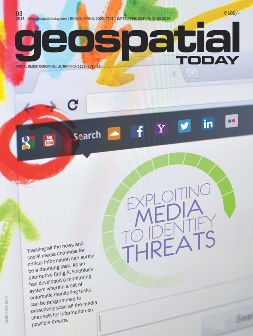 Get digital access to Geospatial Today - March 2014 issue | Magzter.com