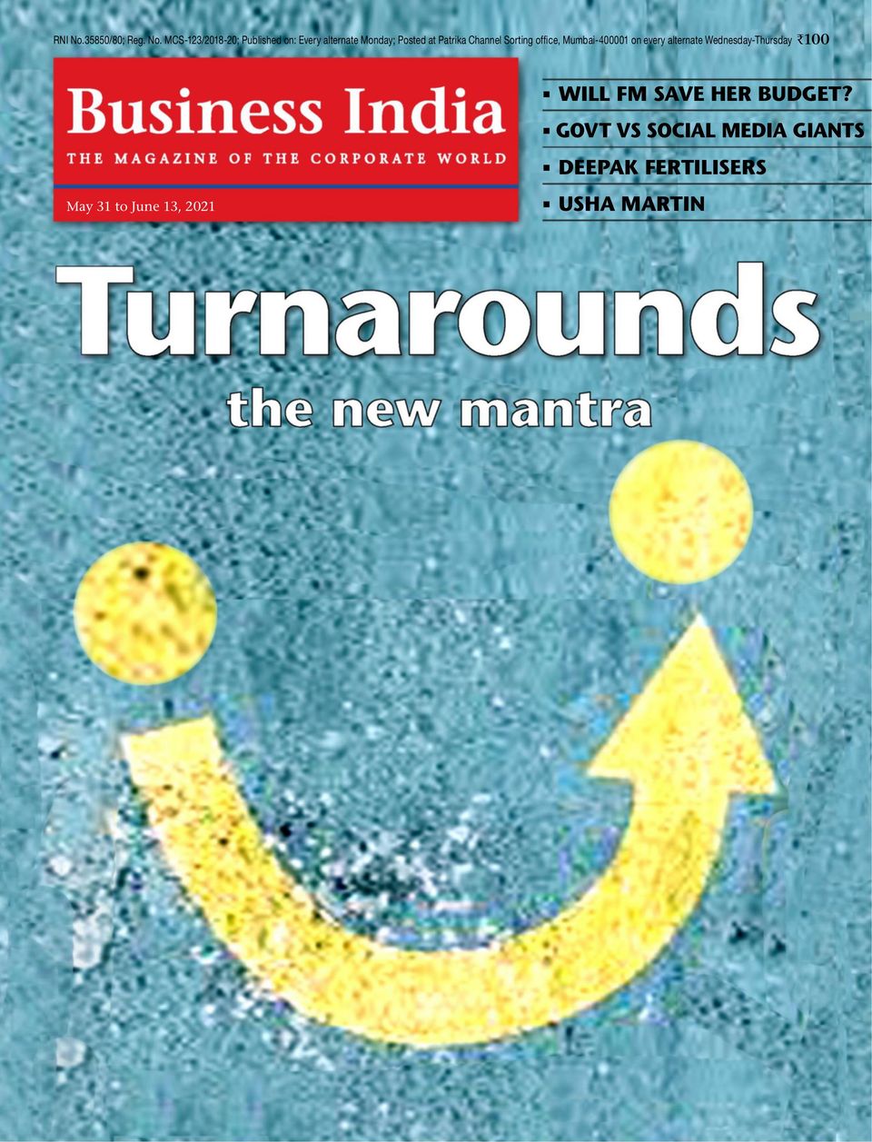 Business India-May 31, 2021 Magazine - Get your Digital Subscription