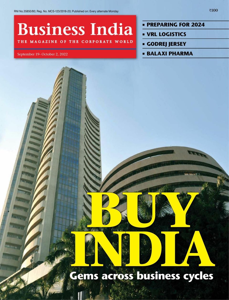 Business India-September 19 - October 02, 2022 Magazine
