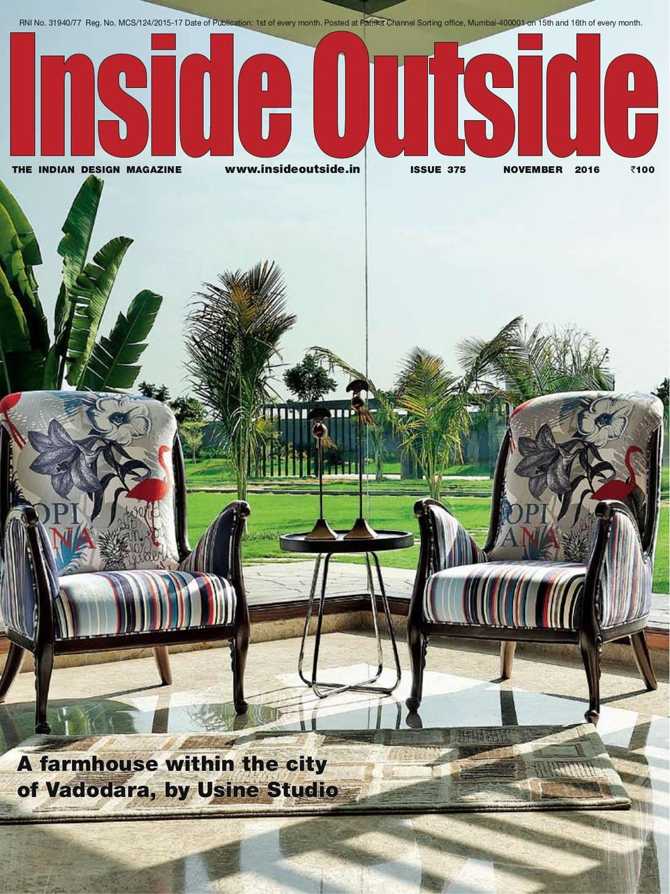 Get digital access to Inside Outside - November 2016 issue | Magzter.com