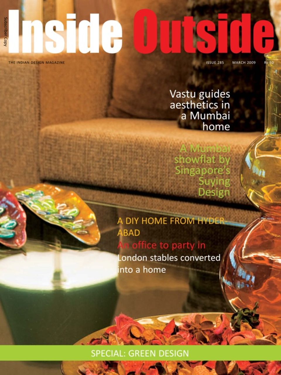 Get digital access to Inside Outside - March 2009 issue | Magzter.com